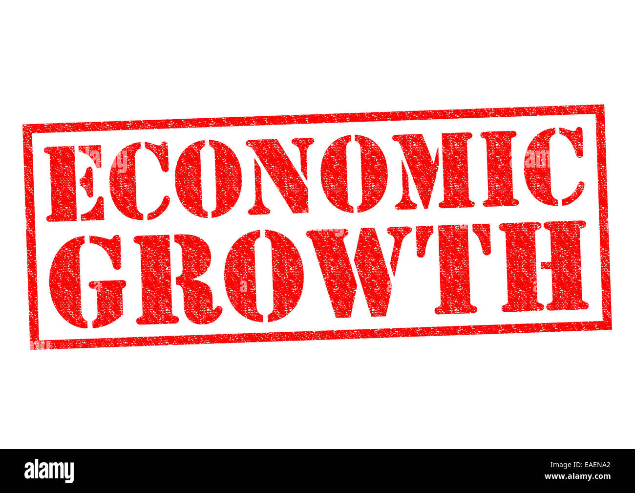 ECONOMIC GROWTH red Rubber Stamp over a white background Stock Photo ...