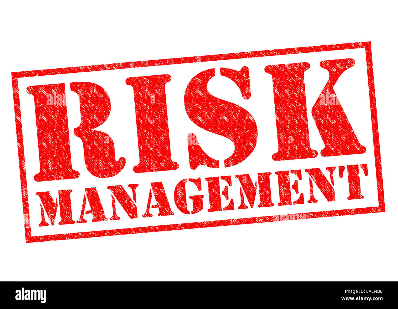 RISK MANAGEMENT red Rubber Stamp over a white background Stock Photo ...