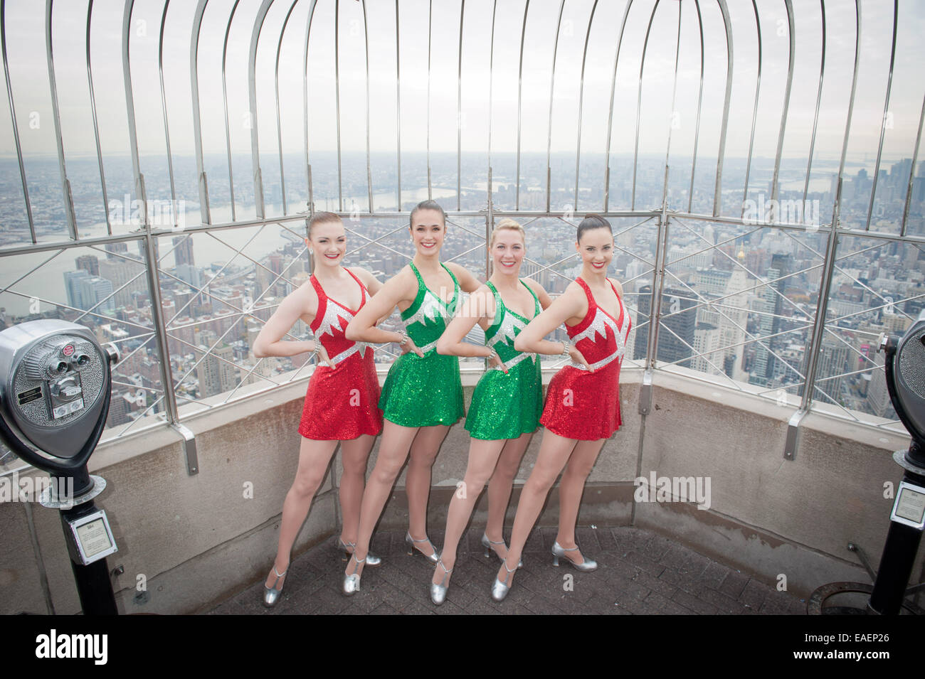 Manhattan, New York, USA. 13th Nov, 2014. The Radio City Rockettes ...