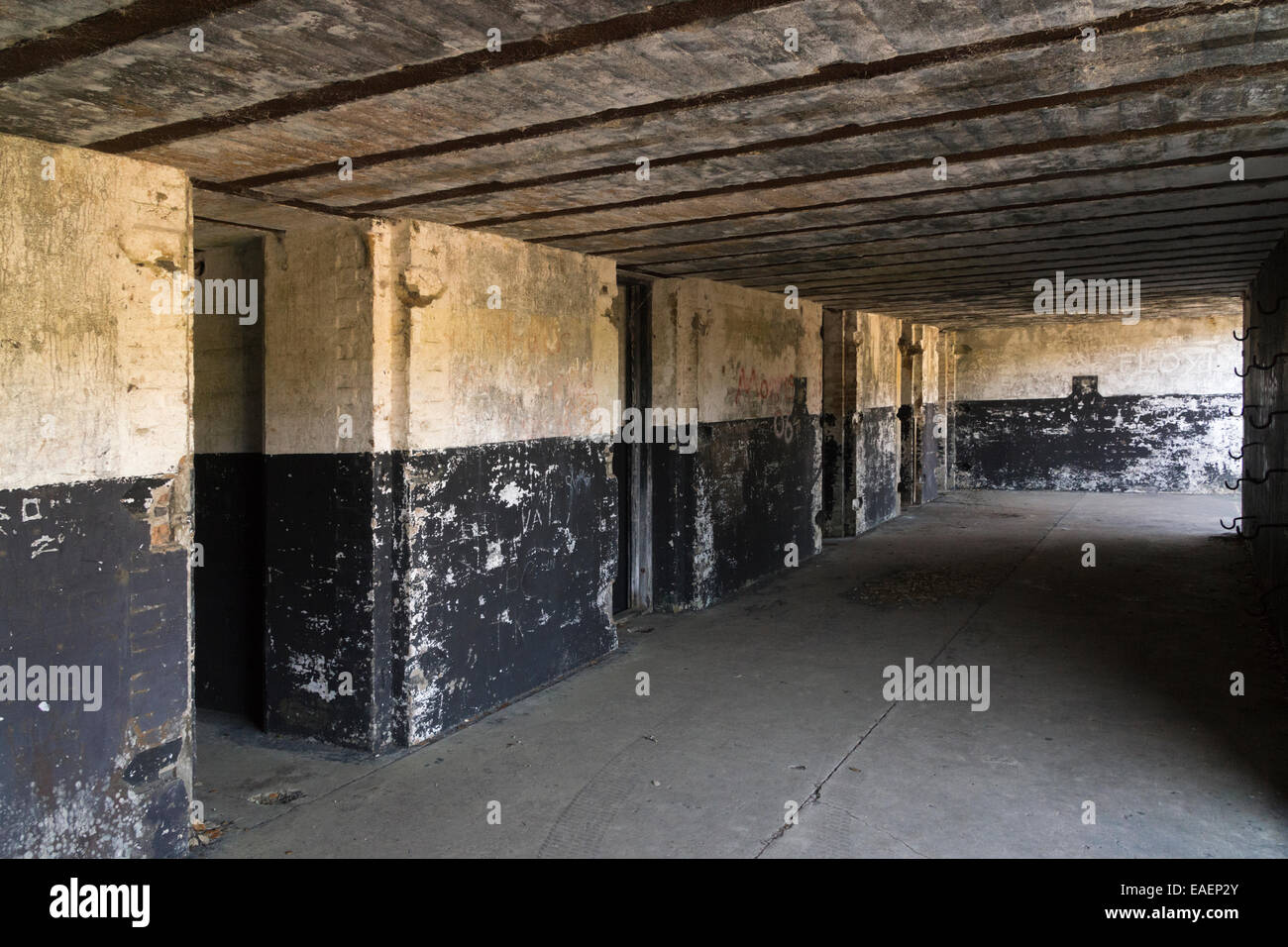 Interior of powder and shot magazine for Dearborn Battery at Fort ...