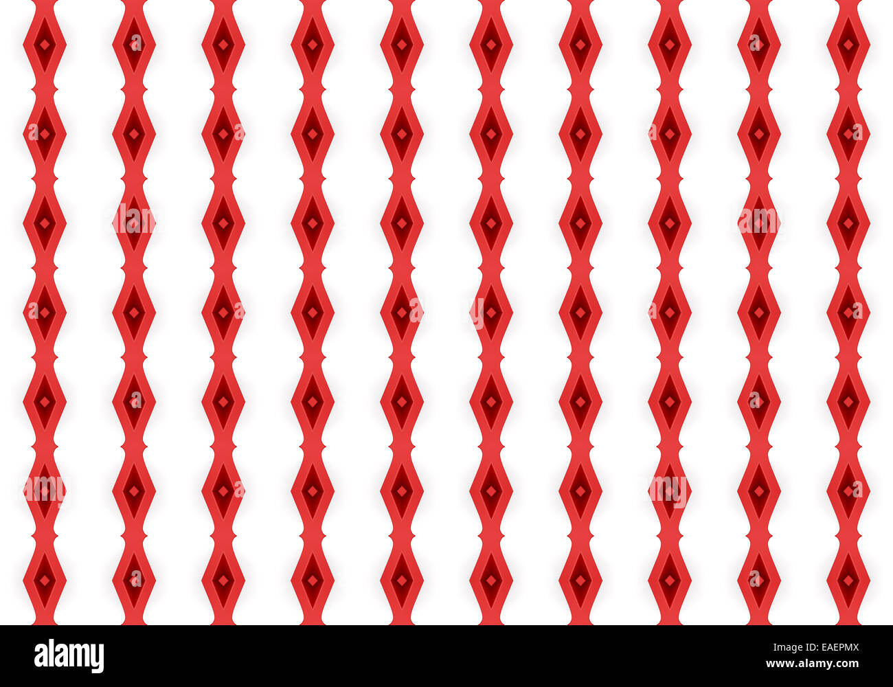 red Ethnic pattern. Abstract kaleidoscope fabric design Stock Photo - Alamy