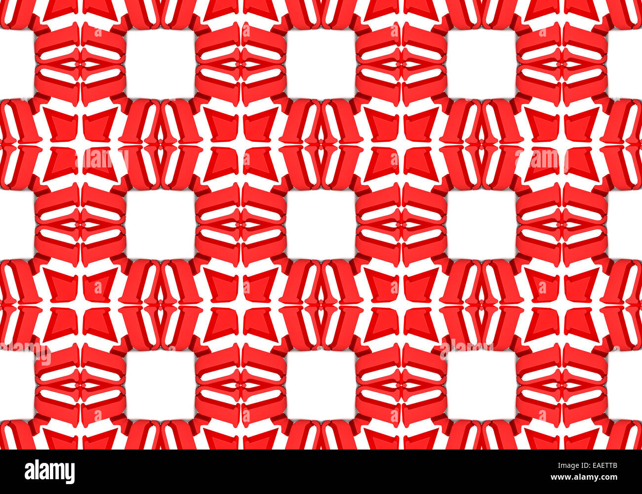 red Ethnic pattern. Abstract kaleidoscope fabric design Stock Photo - Alamy