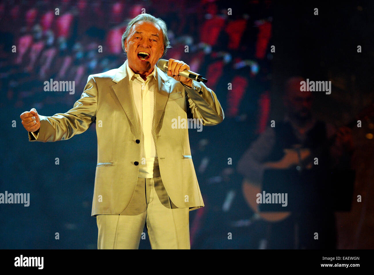 Famous Czech pop singer Karel Gott performs within a concert tour in ...