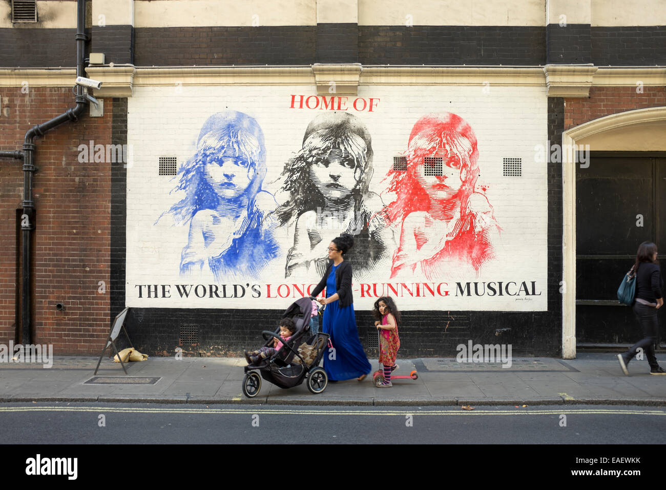 Les Miserables Theatre Poster in London Westend Stock Photo - Alamy