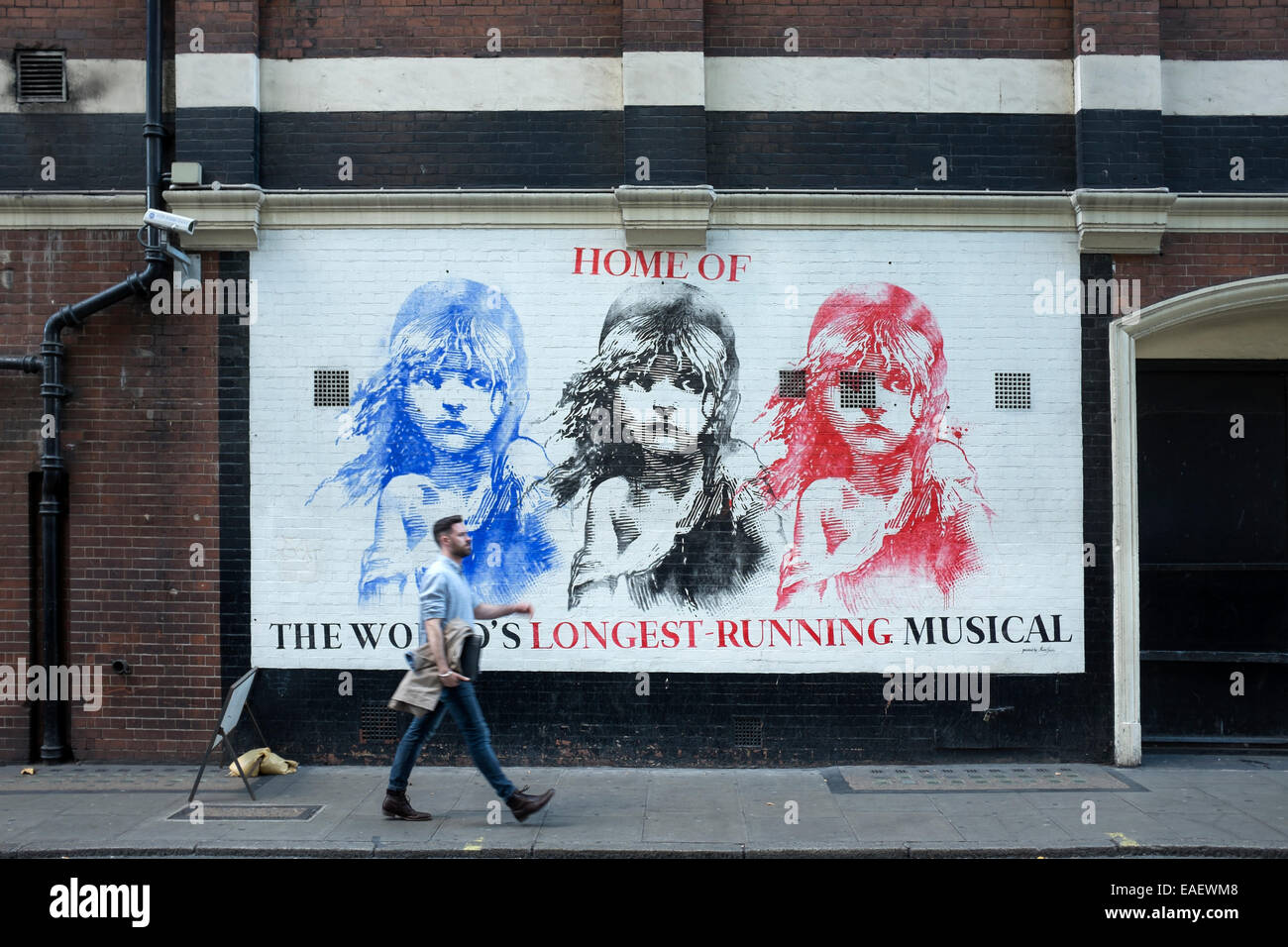 Les Miserables Theatre Poster in London Westend Stock Photo - Alamy
