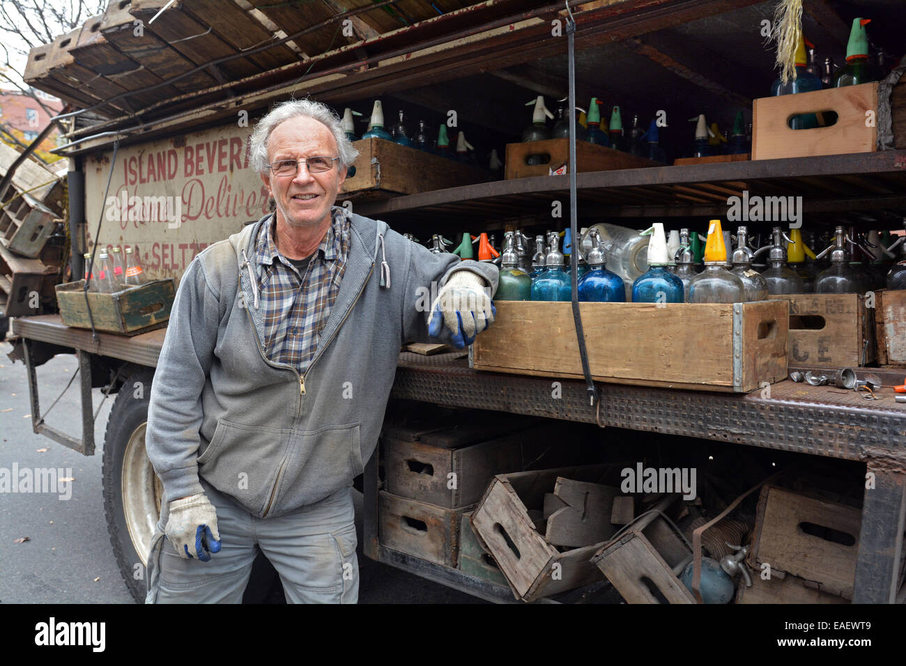 Seltzer Ronnie Beberman one of the last seltzer delivery truck & driver ...
