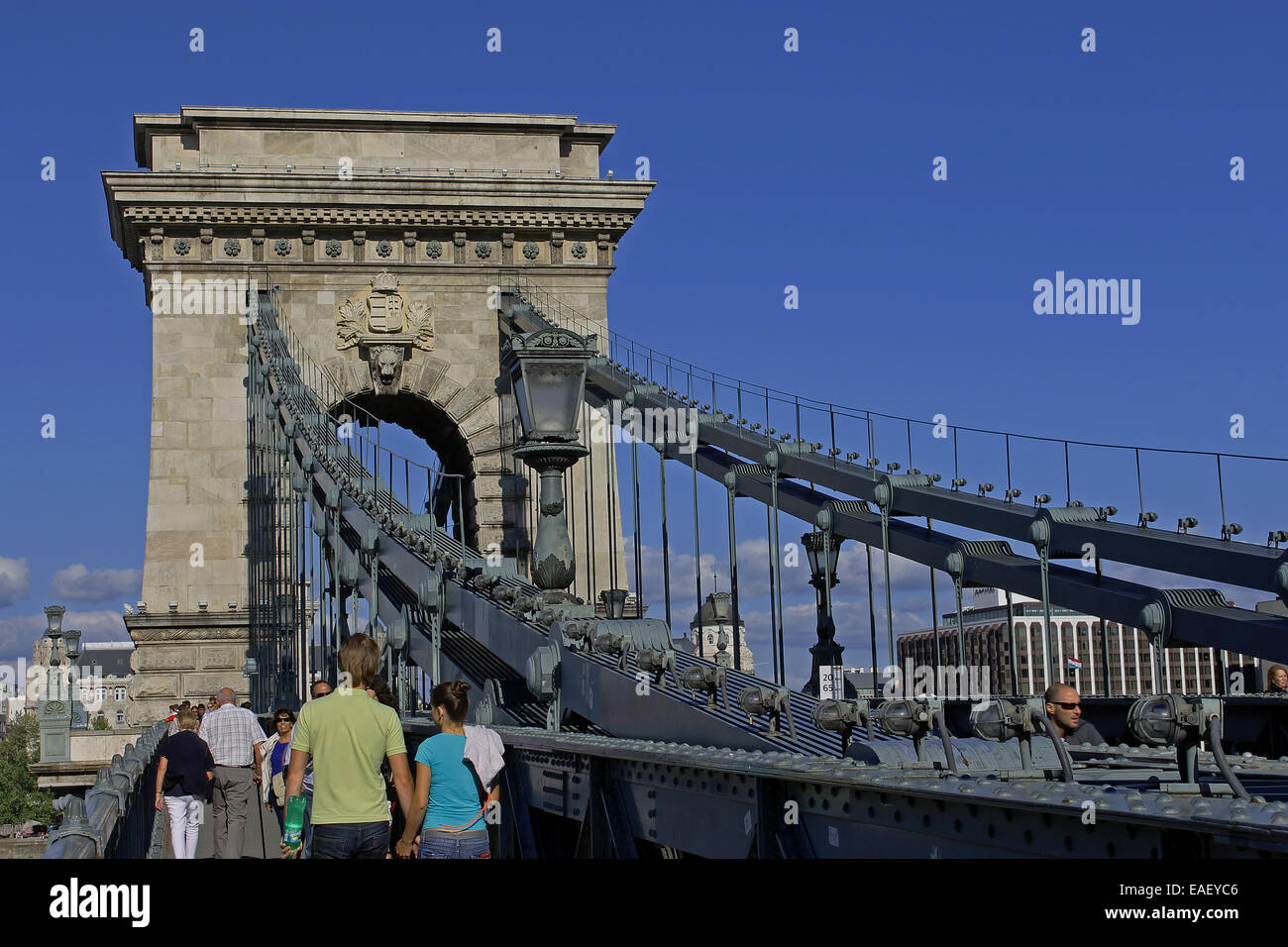 Chain Bridge Budapest Stock Photo - Alamy