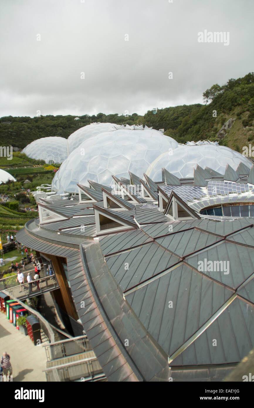 Eden project roof cornwall hi-res stock photography and images - Alamy