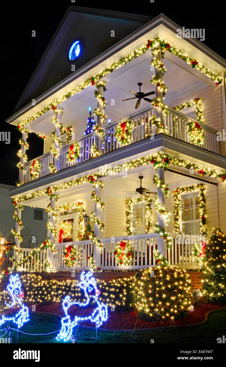 This traditional, Victorian-style home in a Christmas town/village is ...
