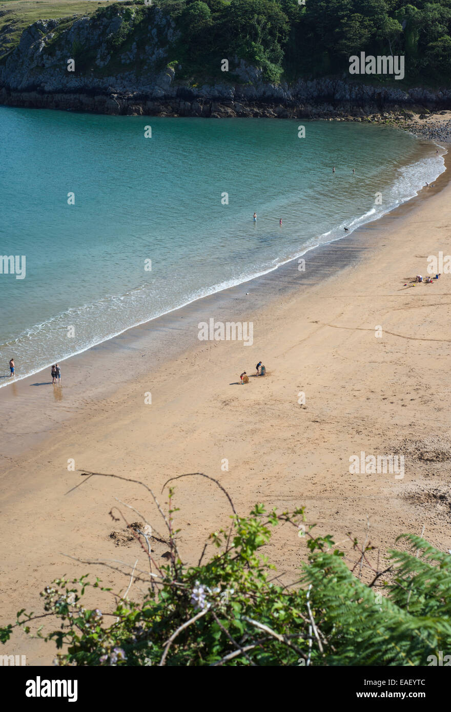 Barafundle Bay near Stackpole, South Wales Stock Photo - Alamy