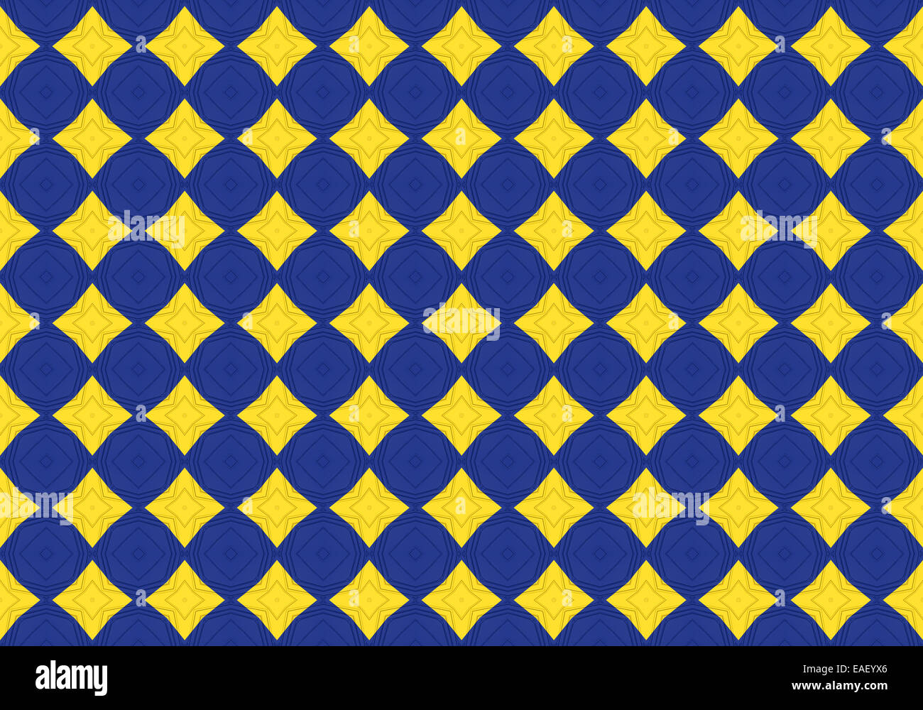 Yellow Ethnic pattern. Abstract kaleidoscope fabric design Stock Photo ...