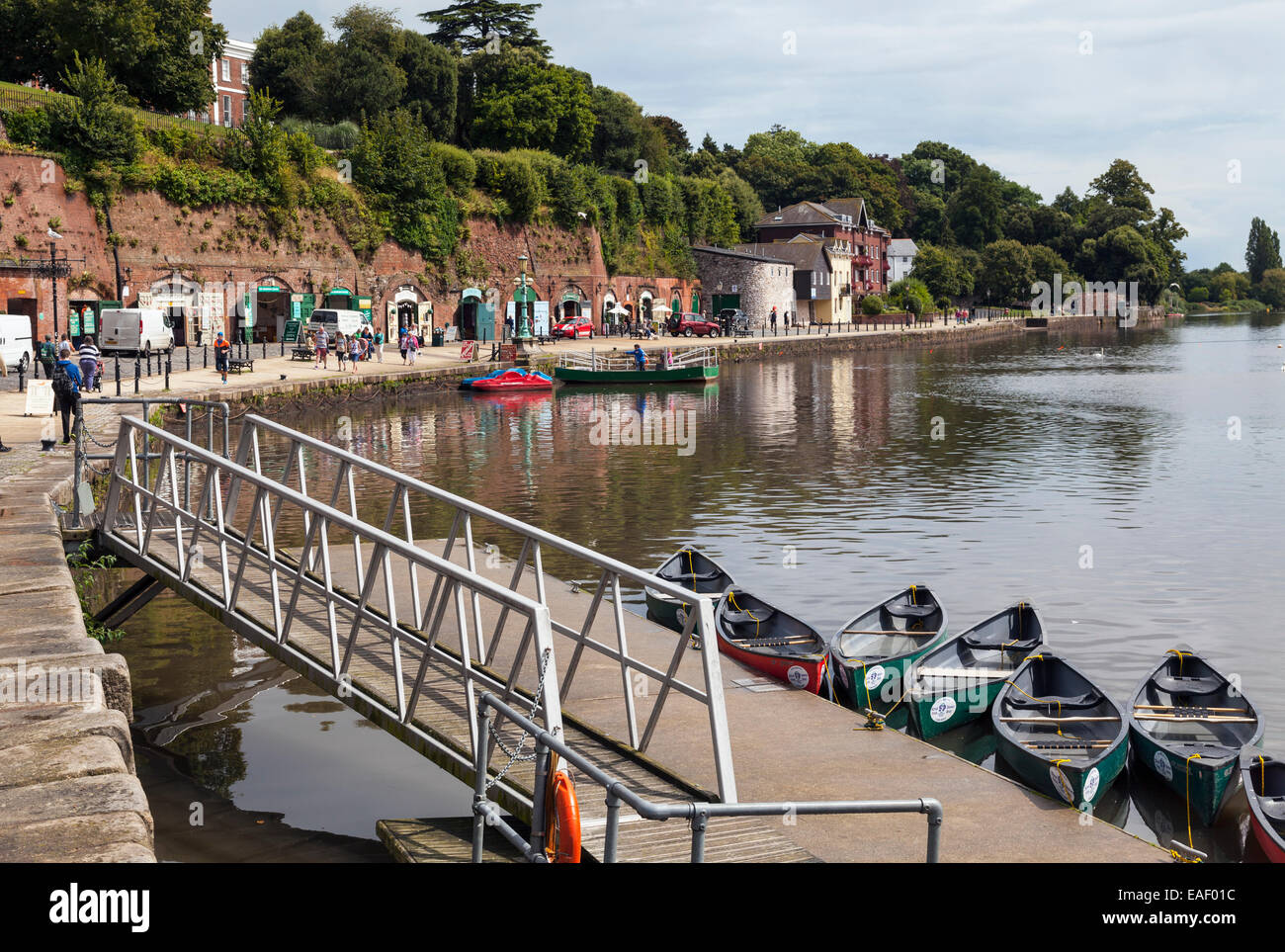Exeter's Historic Quayside Stock Photo - Alamy