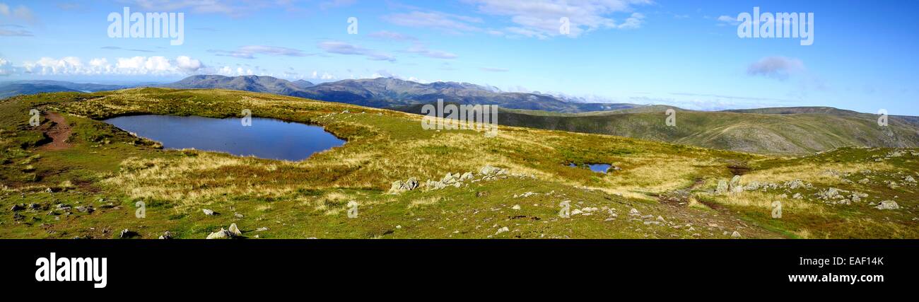 Tarn on the Top of red Screes Stock Photo - Alamy