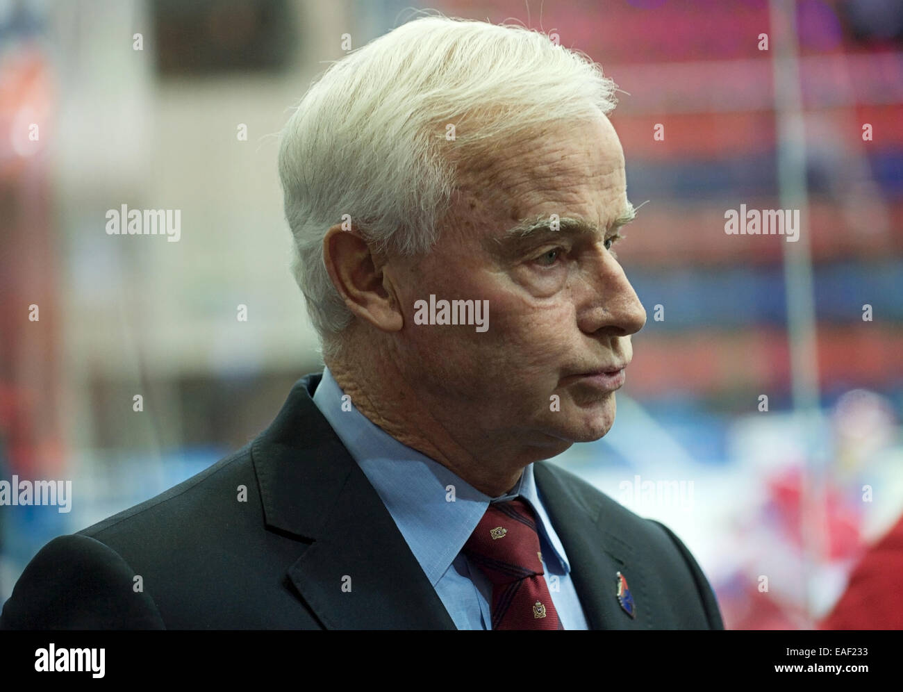 Moscow, Russia. 12th Nov, 2014. Head coach of the Lokomotive Dave King ...