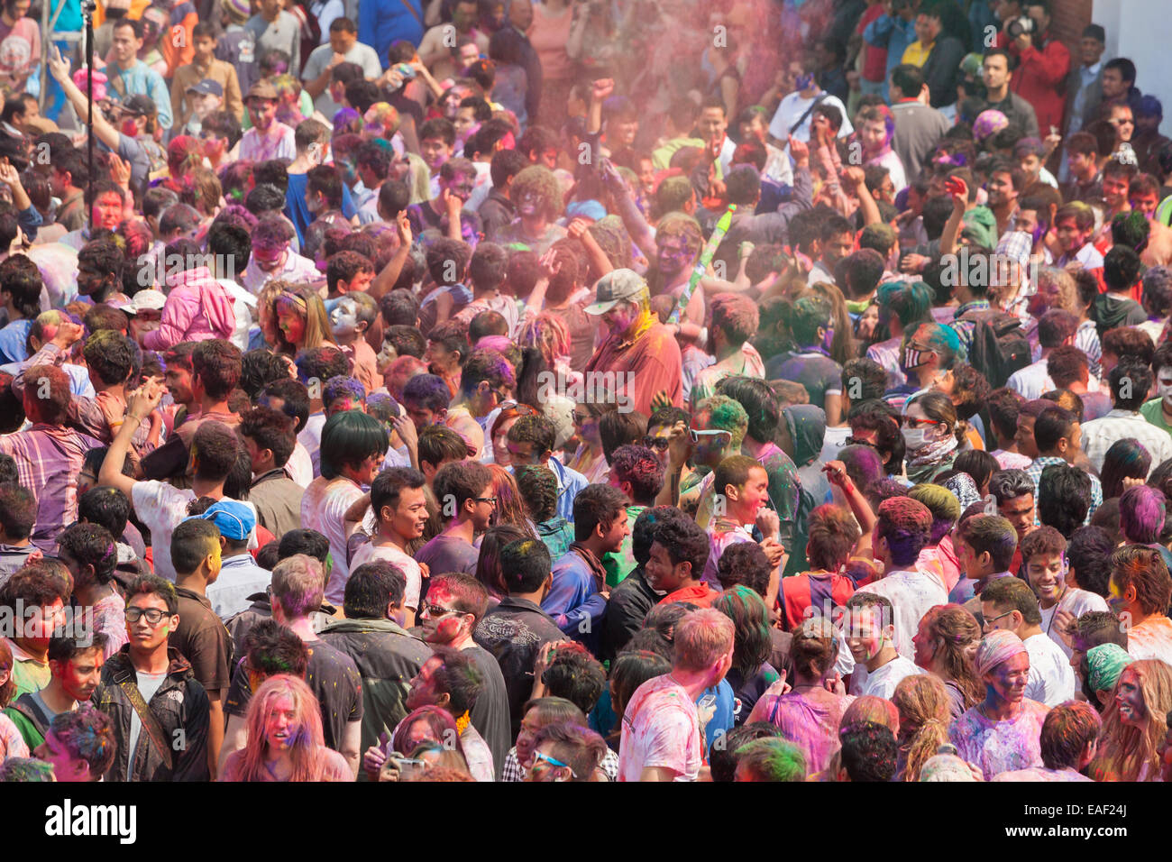 Crowd nepal hi-res stock photography and images - Alamy