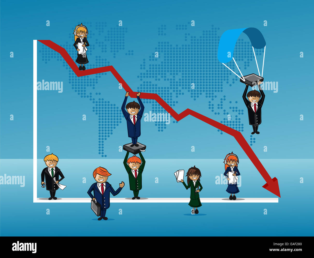 Business graph business man climbing hi-res stock photography and ...