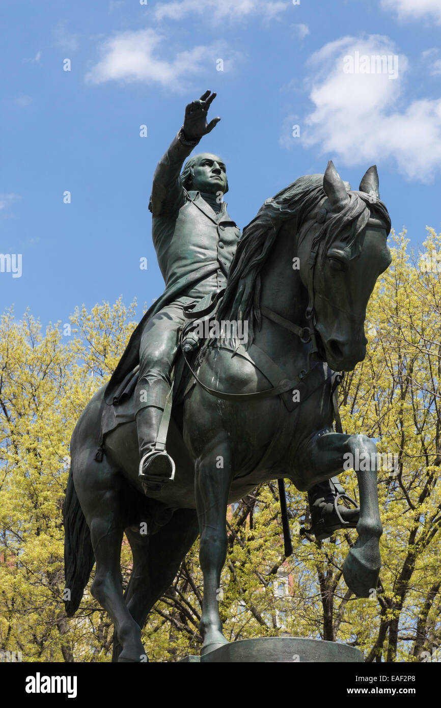 Bronze statue general george washington hi-res stock photography and ...