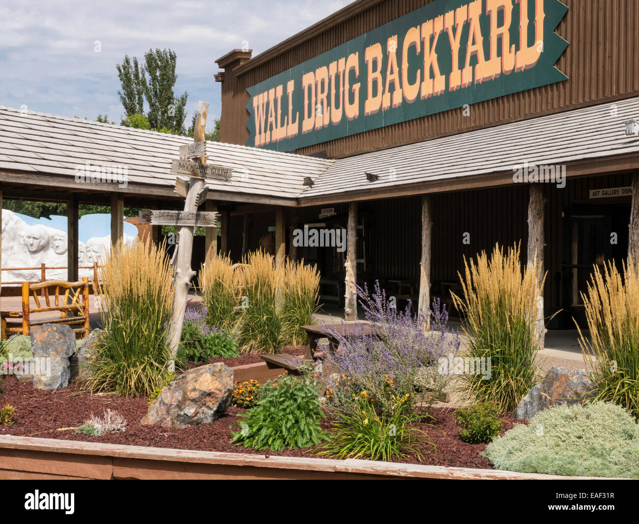 Wall Drug Backyard , South Dakota, USA Stock Photo - Alamy