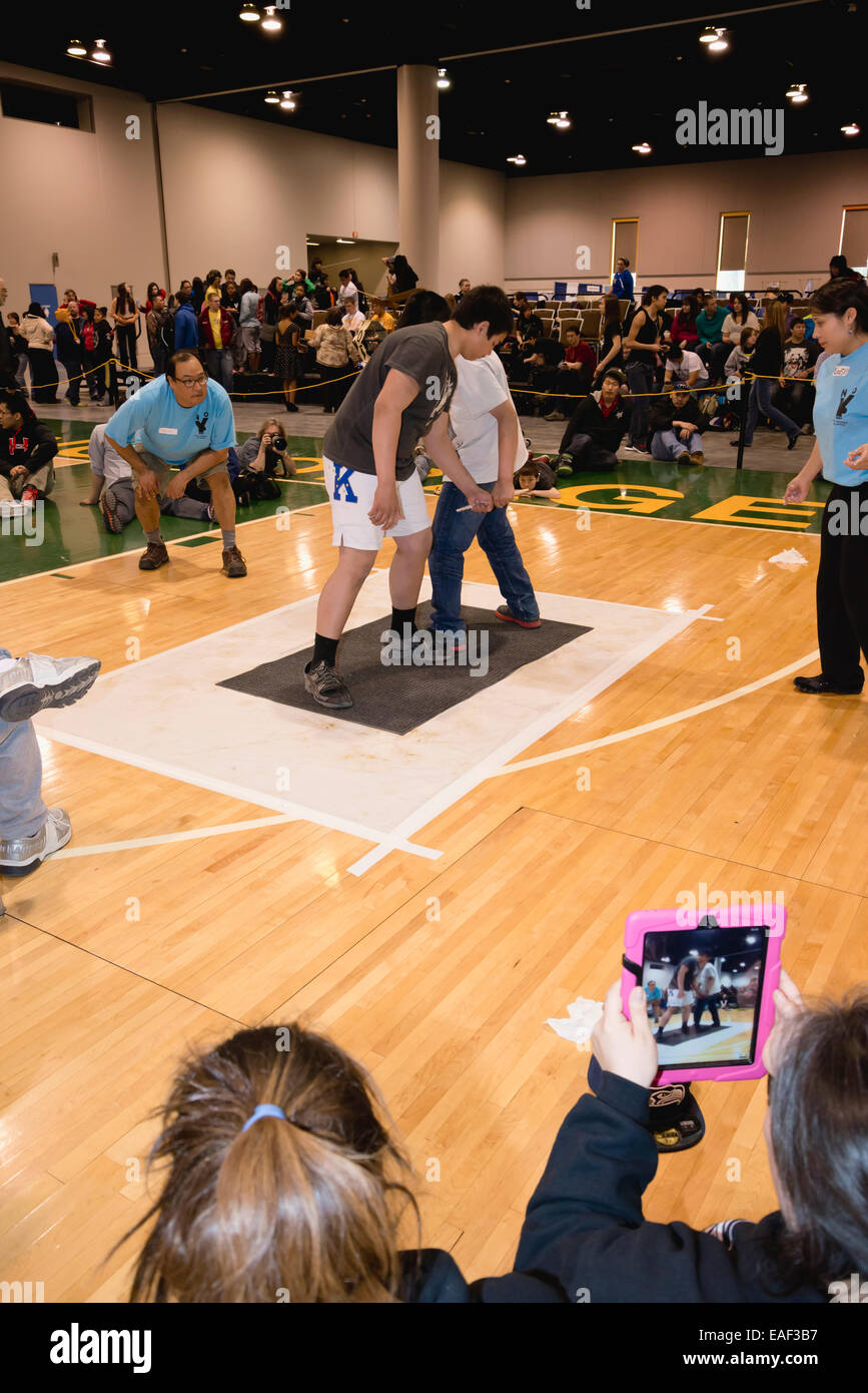 Pull,Tablet,Teenage Boys,Native Youth Olympics Stock Photo - Alamy