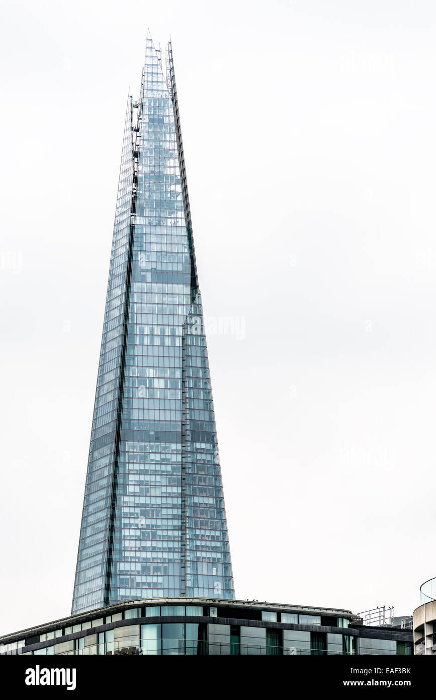 LONDON - AUGUST 27, 2014: The Shard, an 87-storey skyscraper in London ...