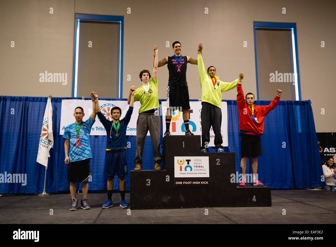 Winner,Sport,Teenagers,Native Youth Olympics Stock Photo - Alamy