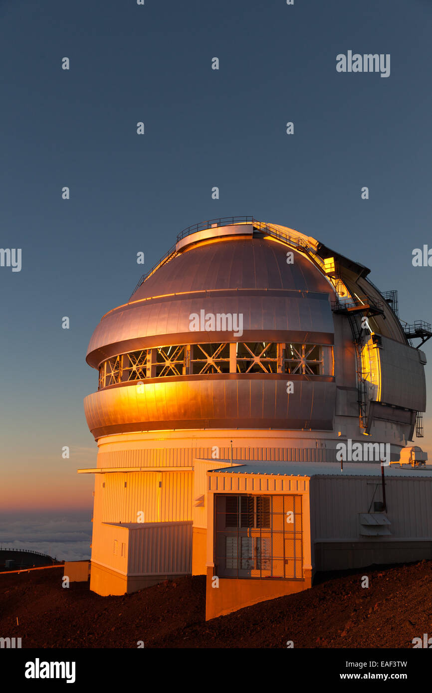 Gemini Observatory on Mauna Kea Hawaii USA Stock Photo - Alamy