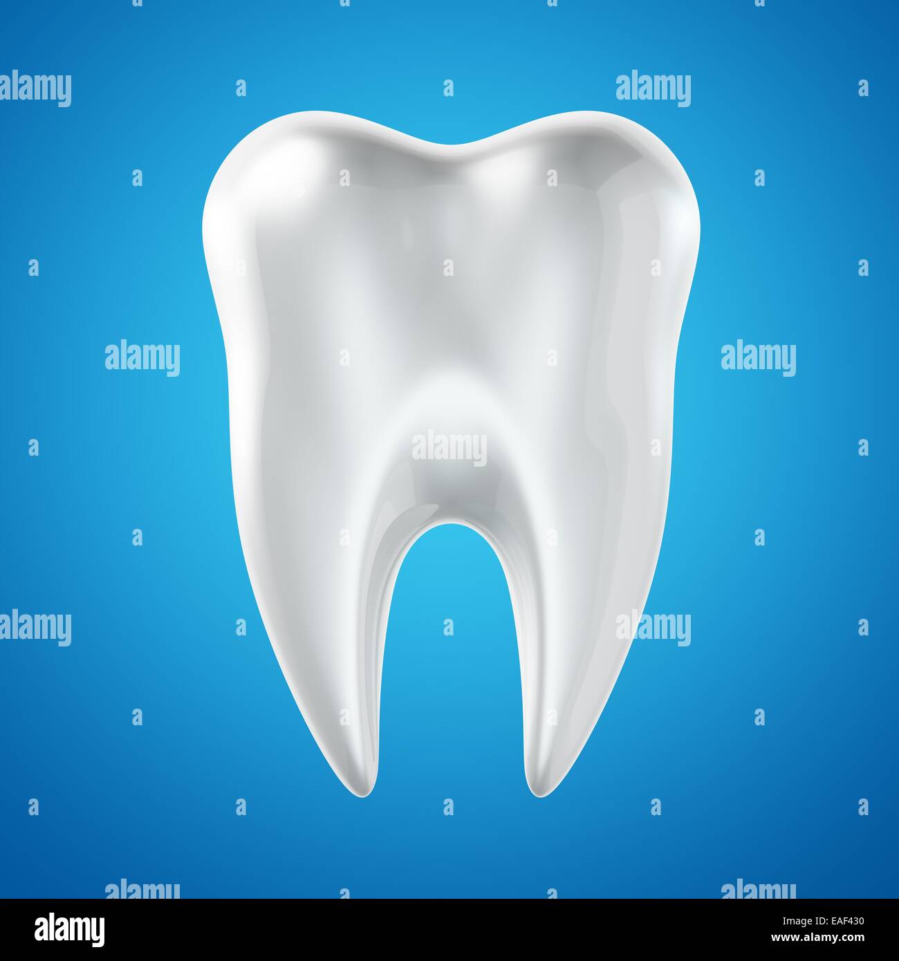 3d abstract isolated dental on blue background Stock Photo - Alamy