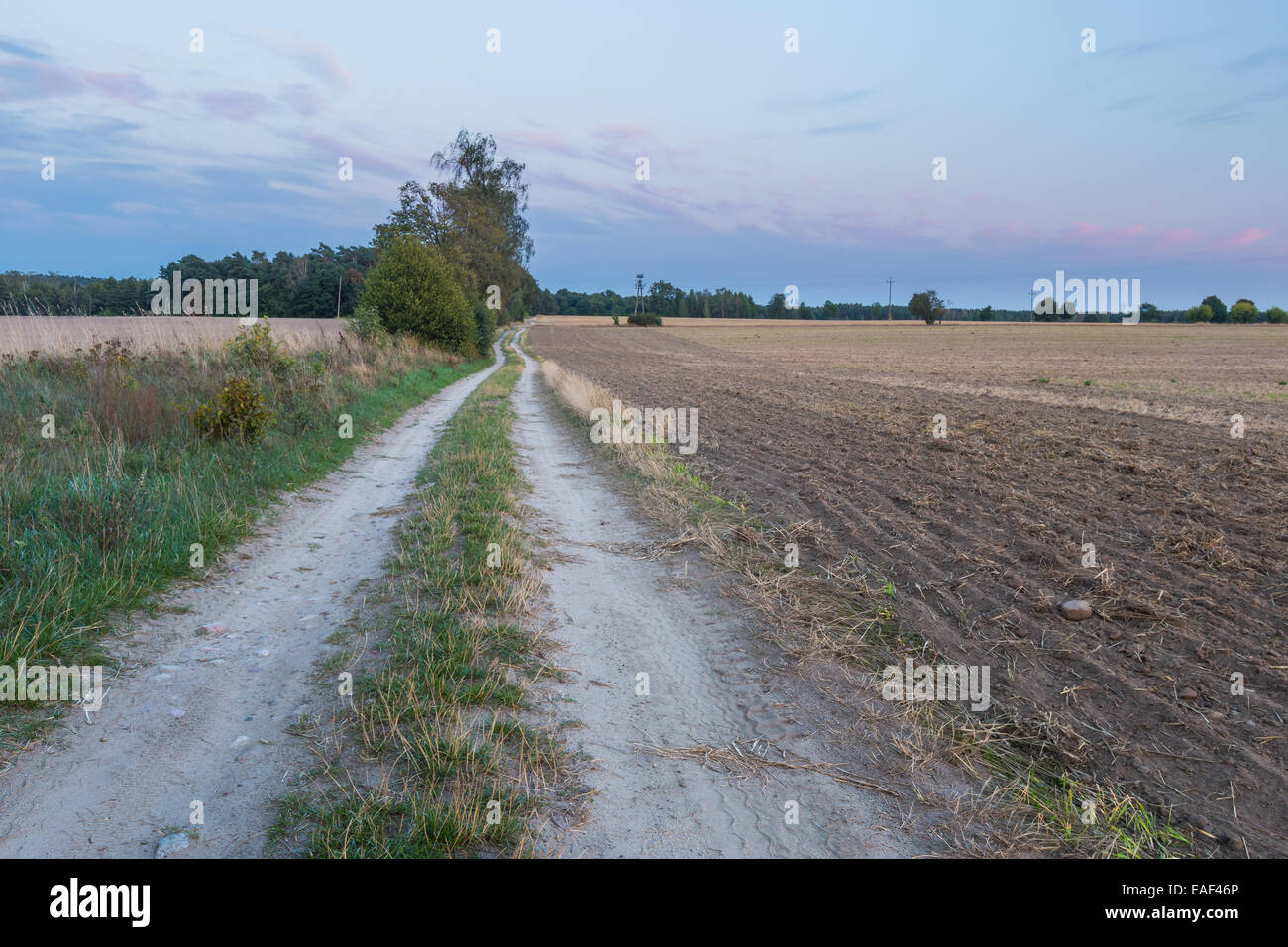 Sandy polish road hi-res stock photography and images - Alamy