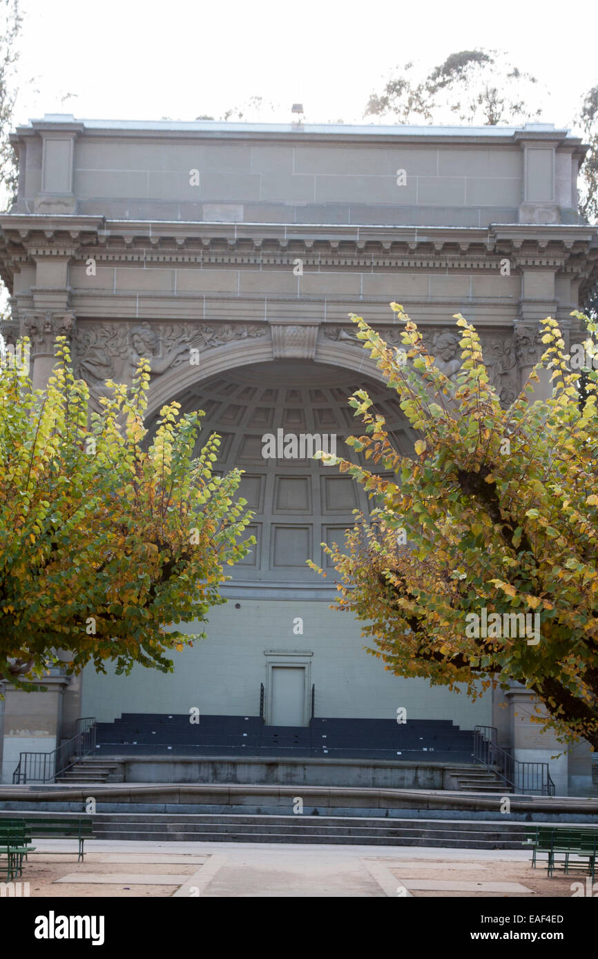 The band shell in Golden Gate Park in San Francisco, California Stock ...