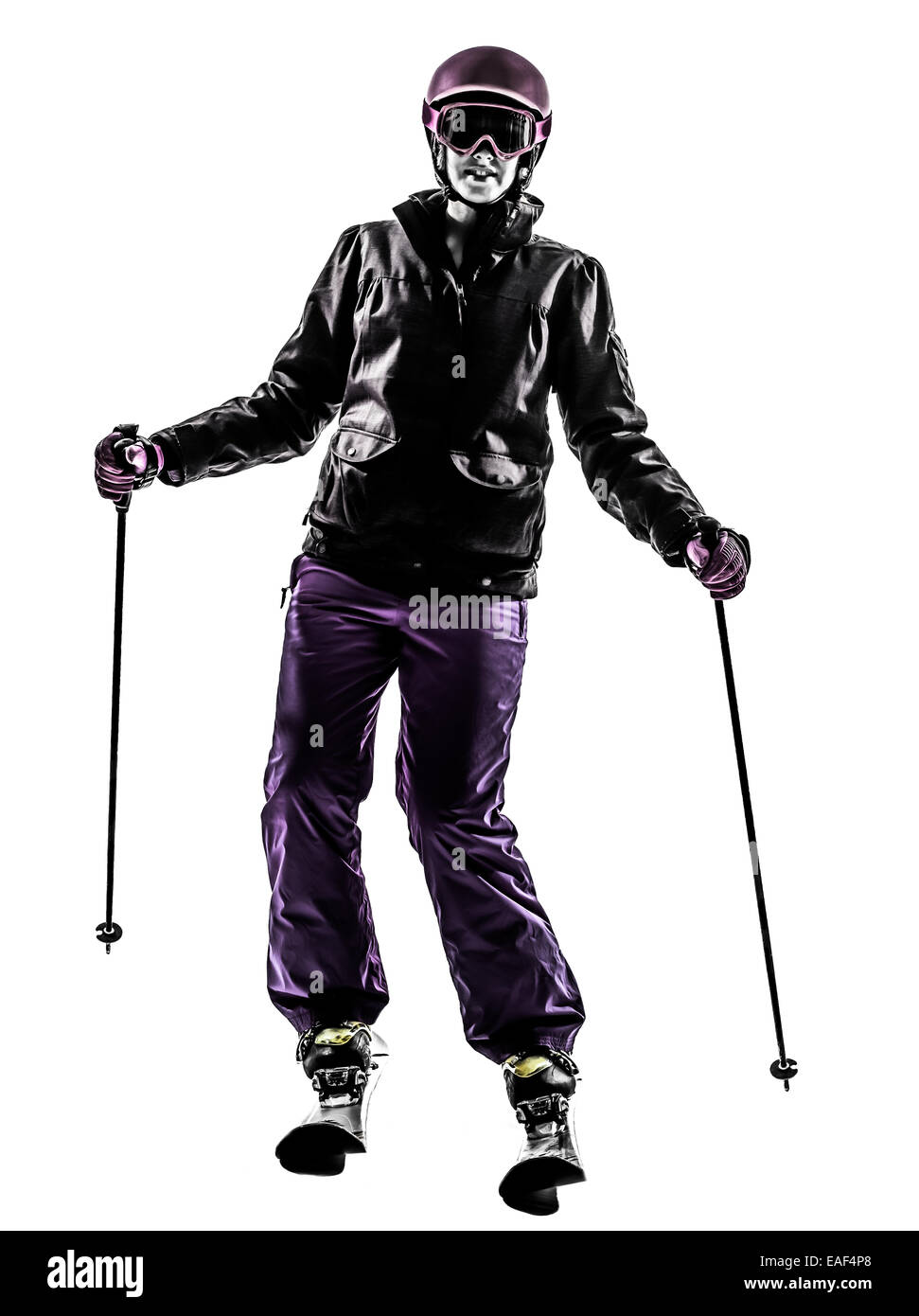 Women in sport shadow hi-res stock photography and images - Alamy