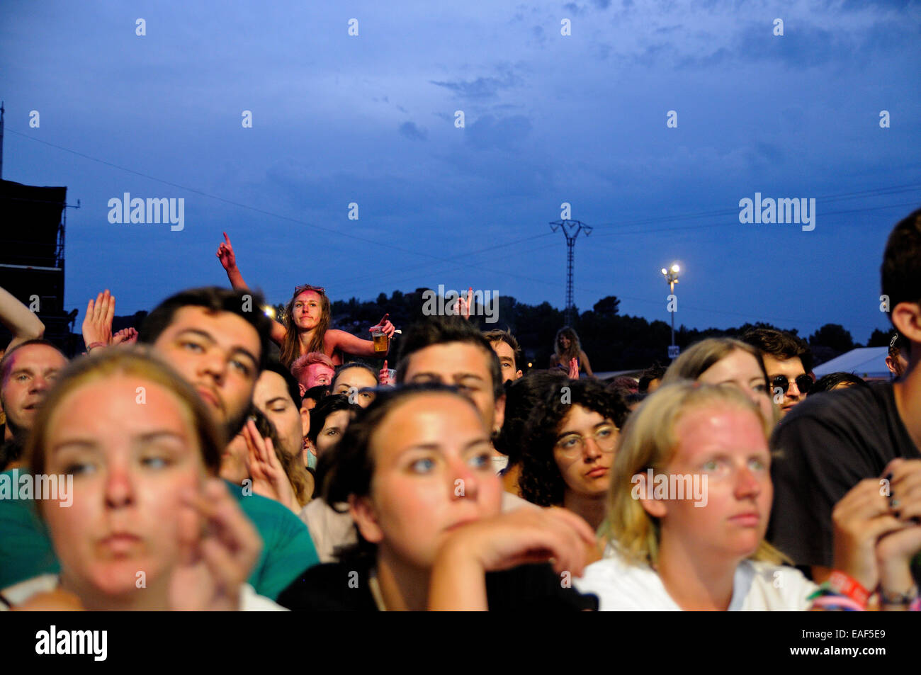 Teenage fans rock hi-res stock photography and images - Alamy