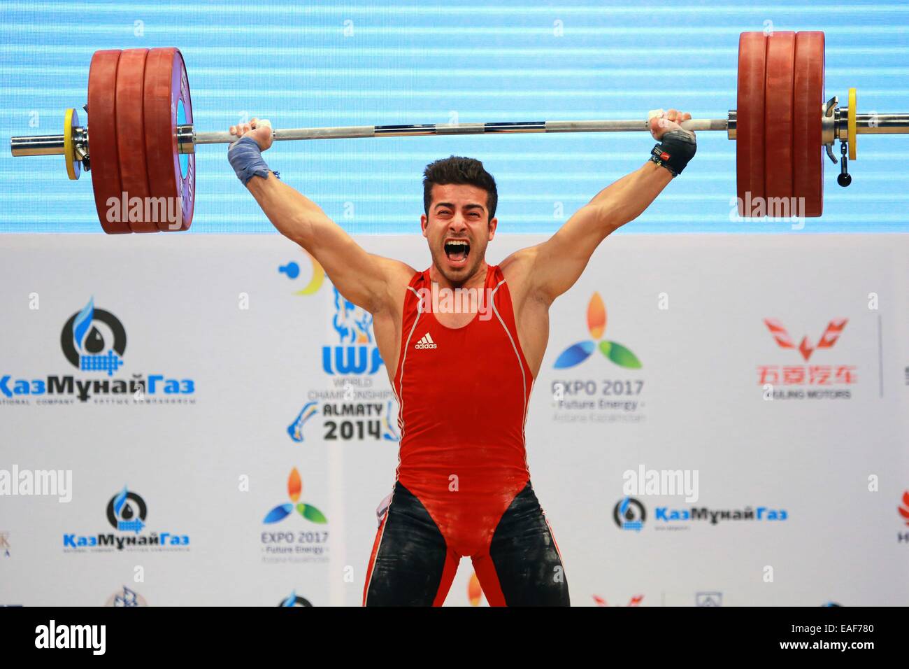 Almaty, Kazakhstan. 14th Nov, 2014. Kianoush Rostami of Iran competes ...