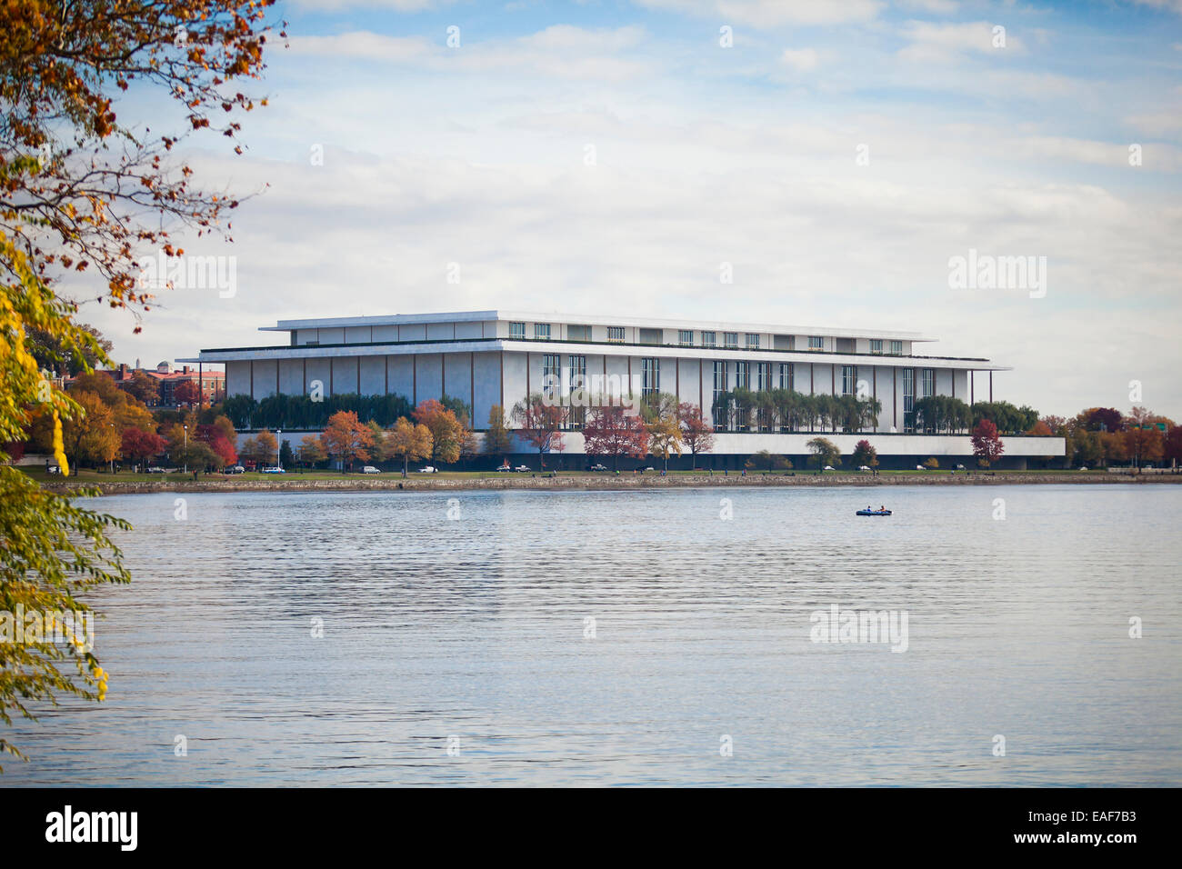 John F Kennedy Center from Potomac river - Washington, DC USA Stock ...