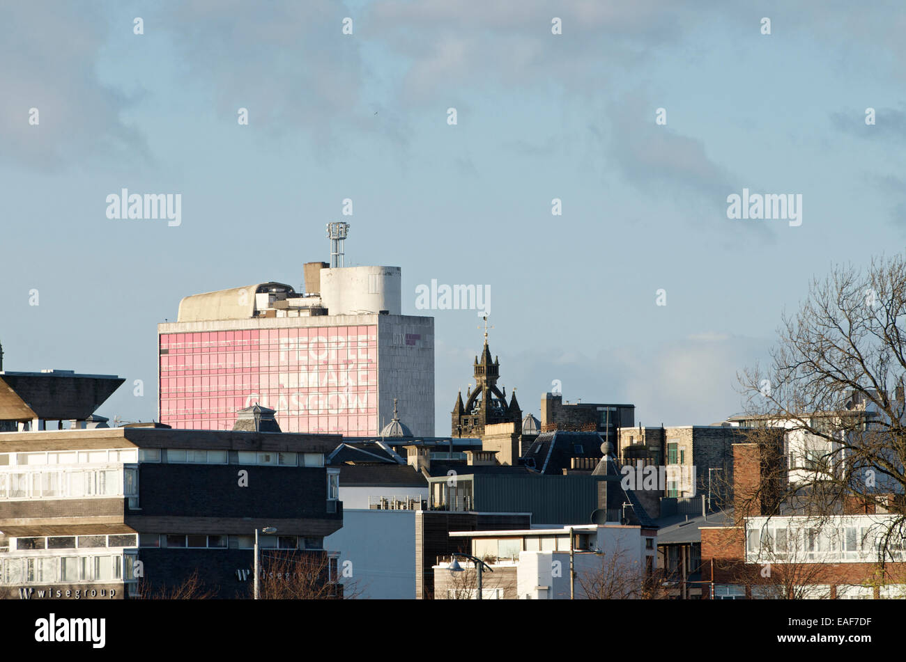 Rooftops east of Glasgow City Centre Stock Photo - Alamy