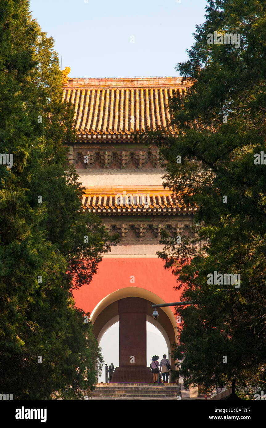 Ming Dynasty tombs at Dingling outside Beijing, China Stock Photo - Alamy
