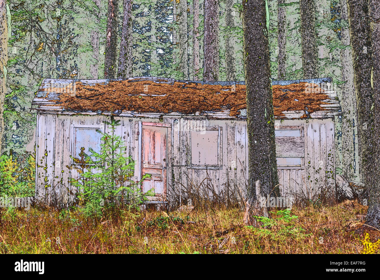 Old decaying structure hi-res stock photography and images - Alamy