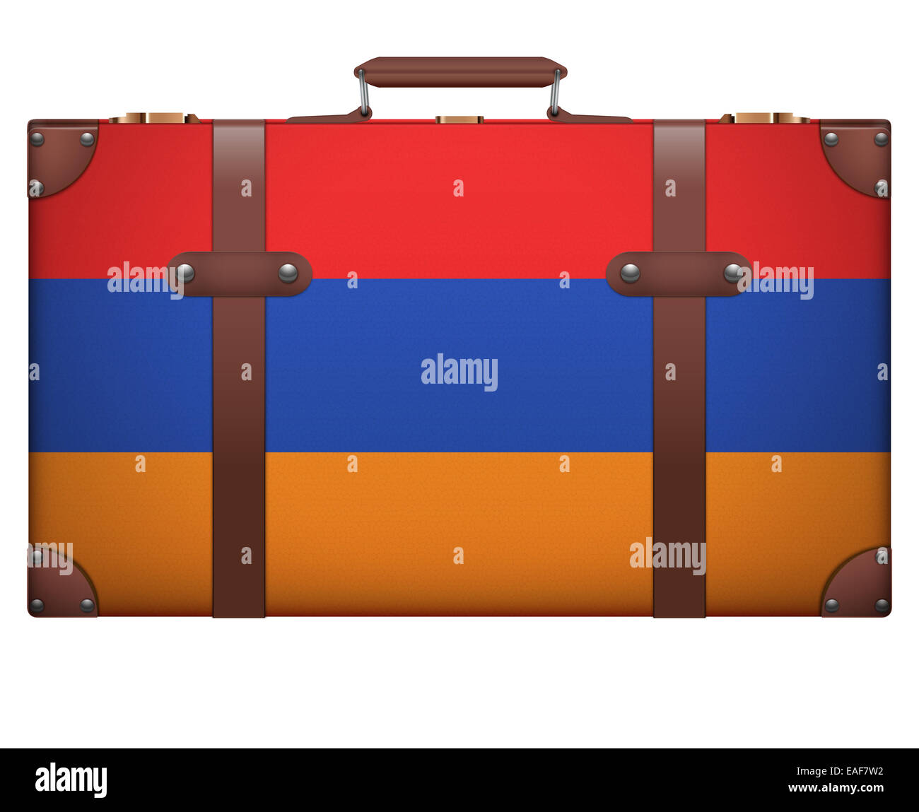 Classic vintage luggage suitcase for travel Stock Photo - Alamy