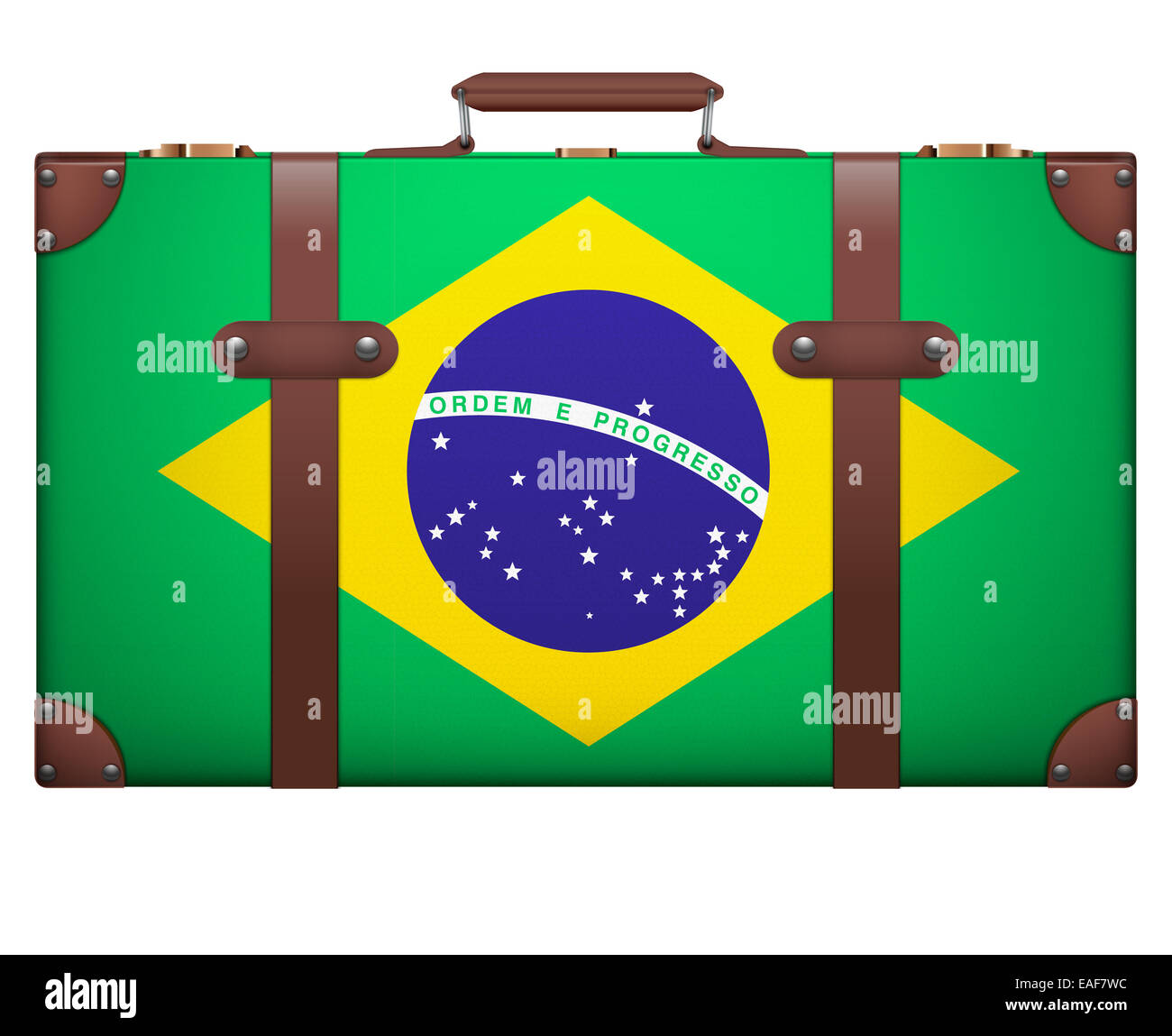 Classic vintage luggage suitcase for travel Stock Photo - Alamy
