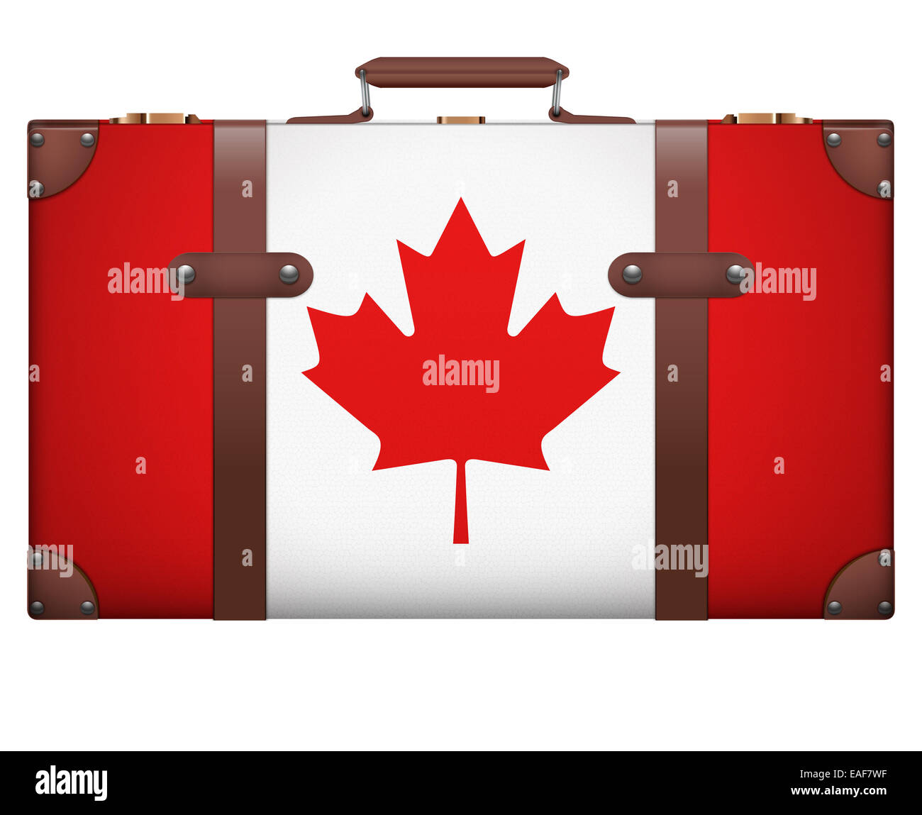 Classic vintage luggage suitcase for travel Stock Photo - Alamy