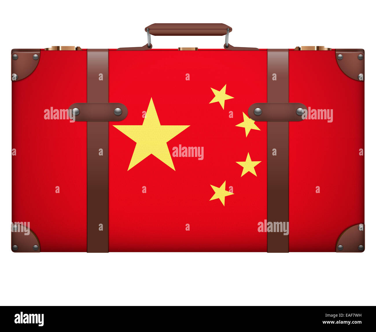 Classic vintage luggage suitcase for travel Stock Photo - Alamy