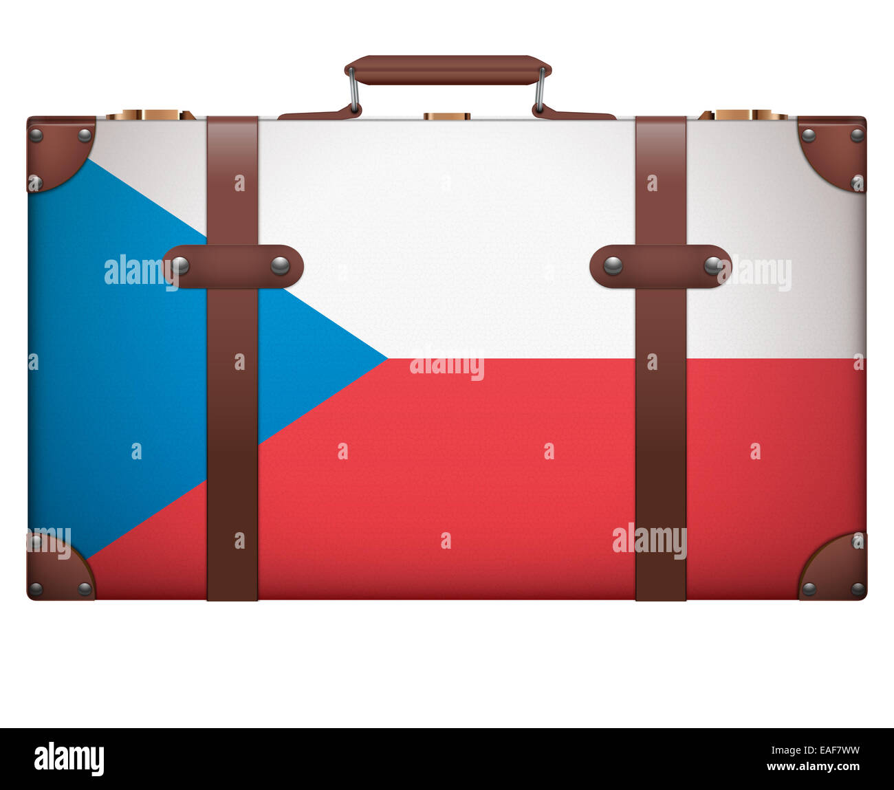 Classic vintage luggage suitcase for travel Stock Photo - Alamy