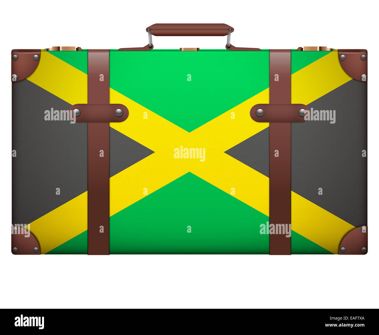 Classic vintage luggage suitcase for travel Stock Photo - Alamy