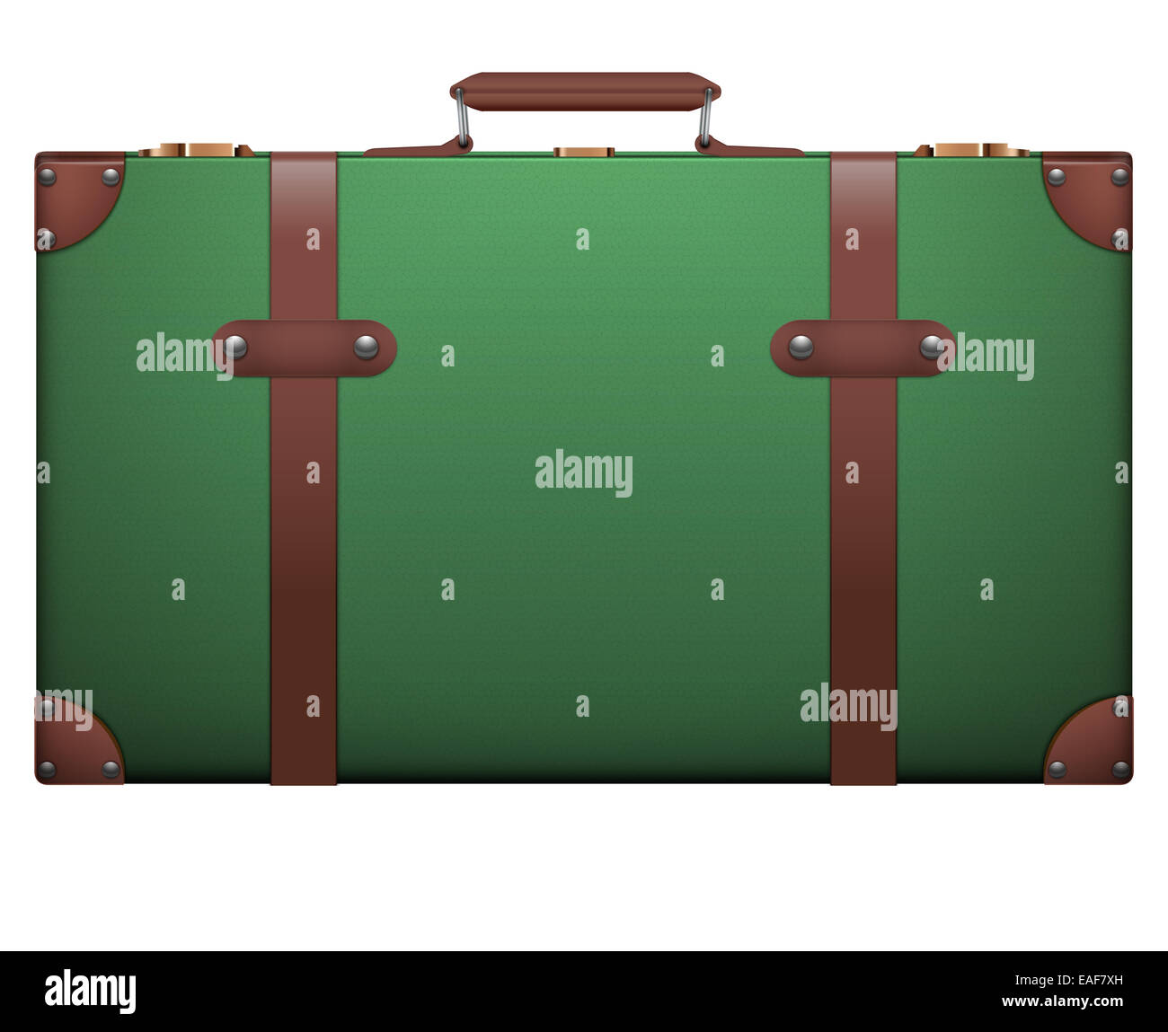 Classic vintage luggage suitcase for travel Stock Photo - Alamy