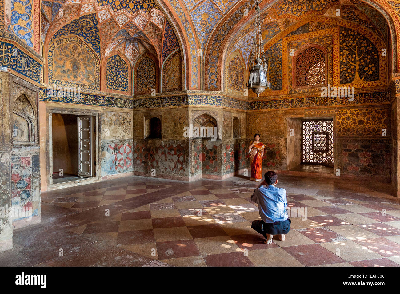 The Mausoleum of Emperor Akbar, Sikandra, Agra, Uttar Pradesh, India ...