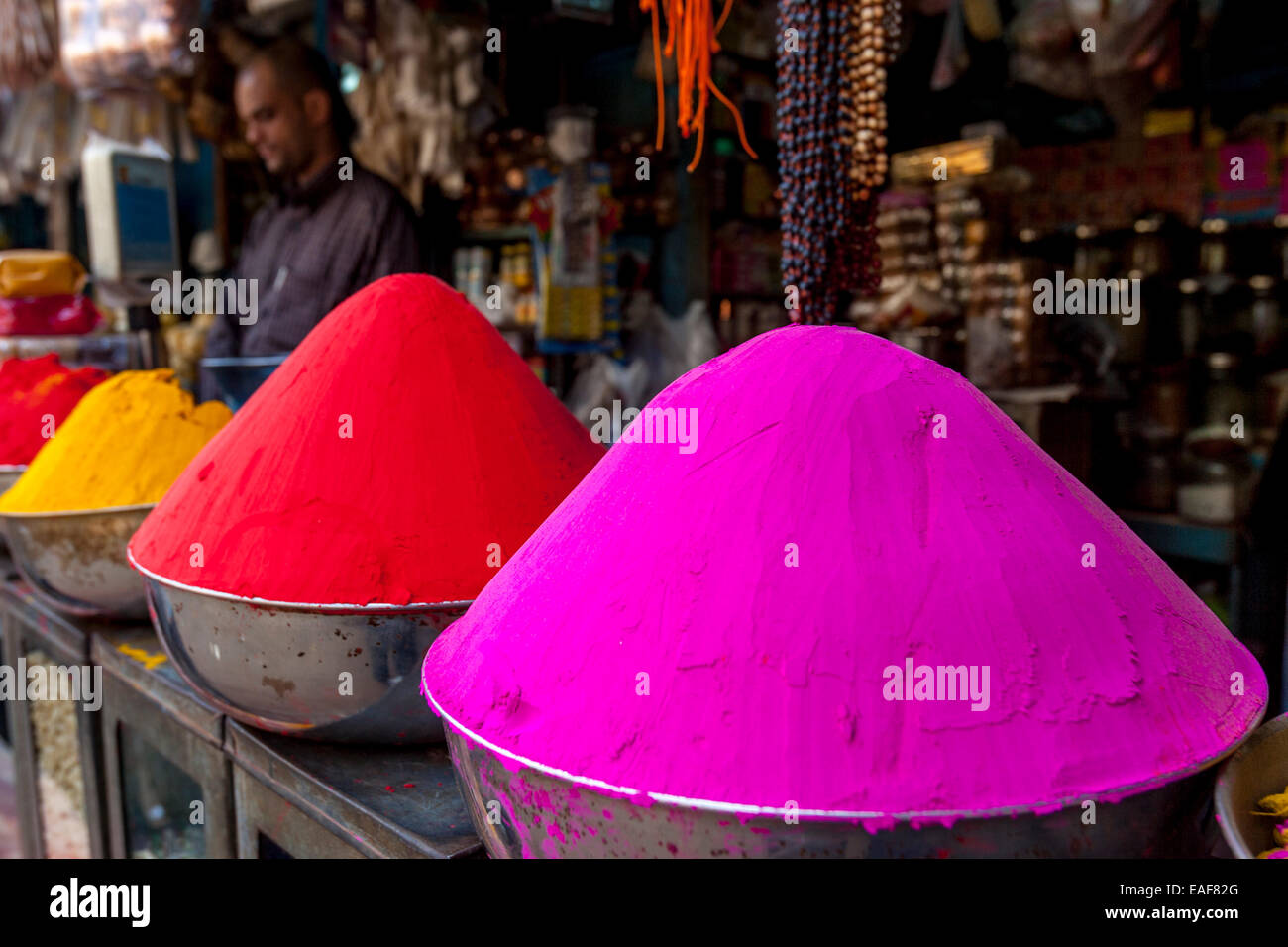 Coloured Powdered Dye For Sale, Street Market, Bangalore, Karnataka ...