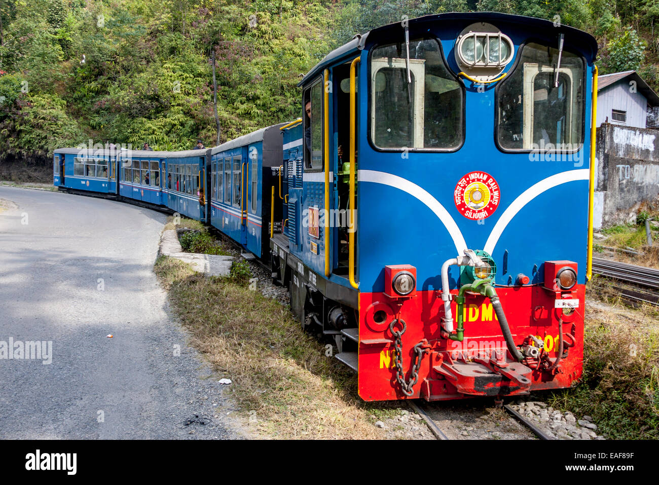 The Darjeeling Himalayan Railway (aka The Toy Train) Near Darjeeling ...