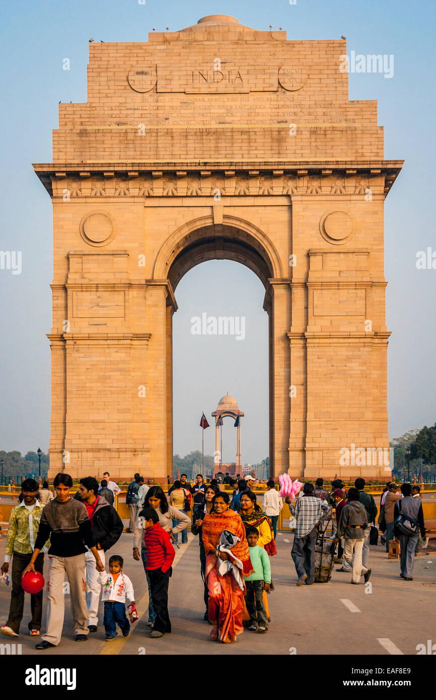 The India Gate, Rajpath, Delhi, India Stock Photo - Alamy