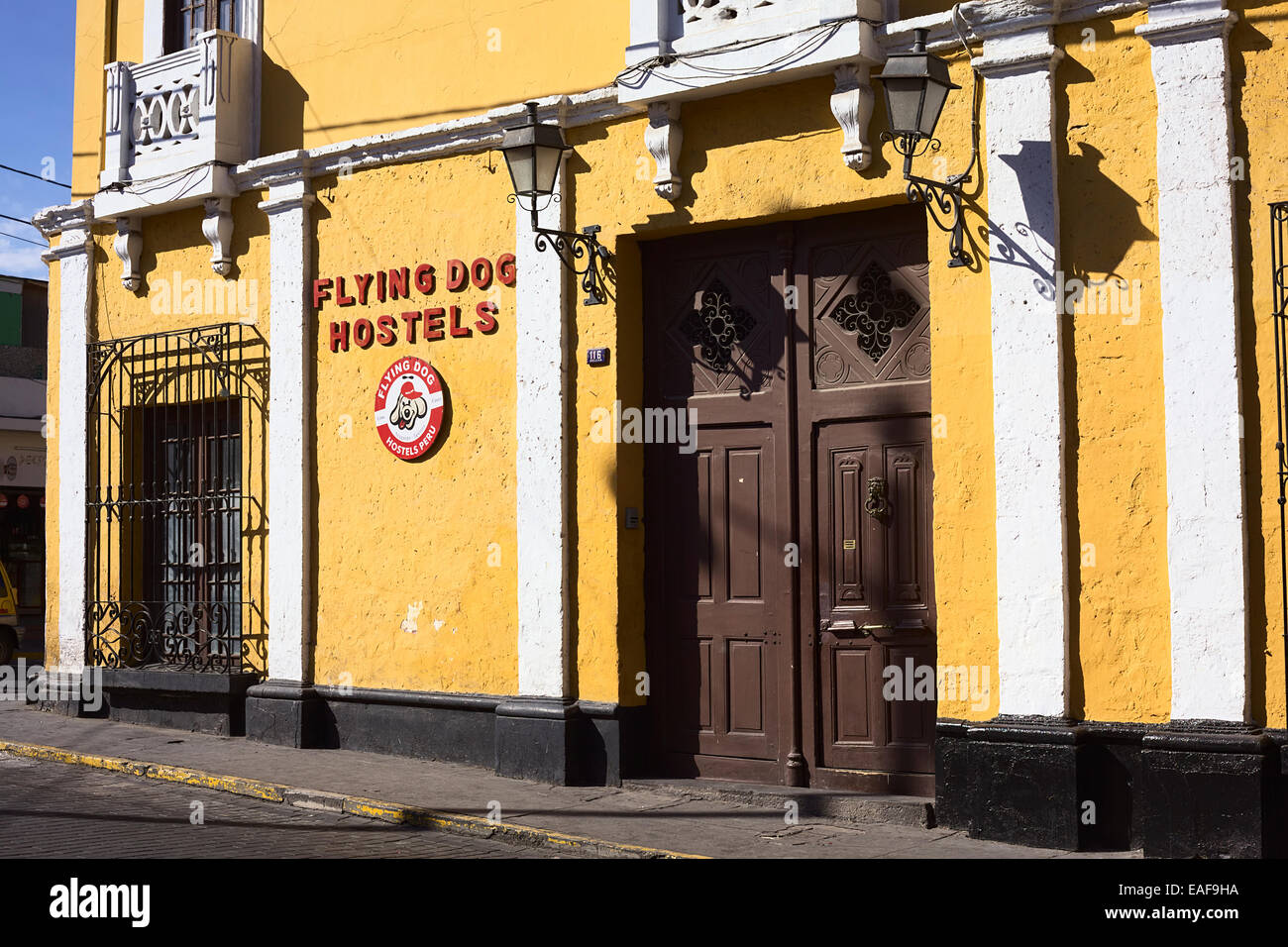 Flying dog hostel hi-res stock photography and images - Alamy