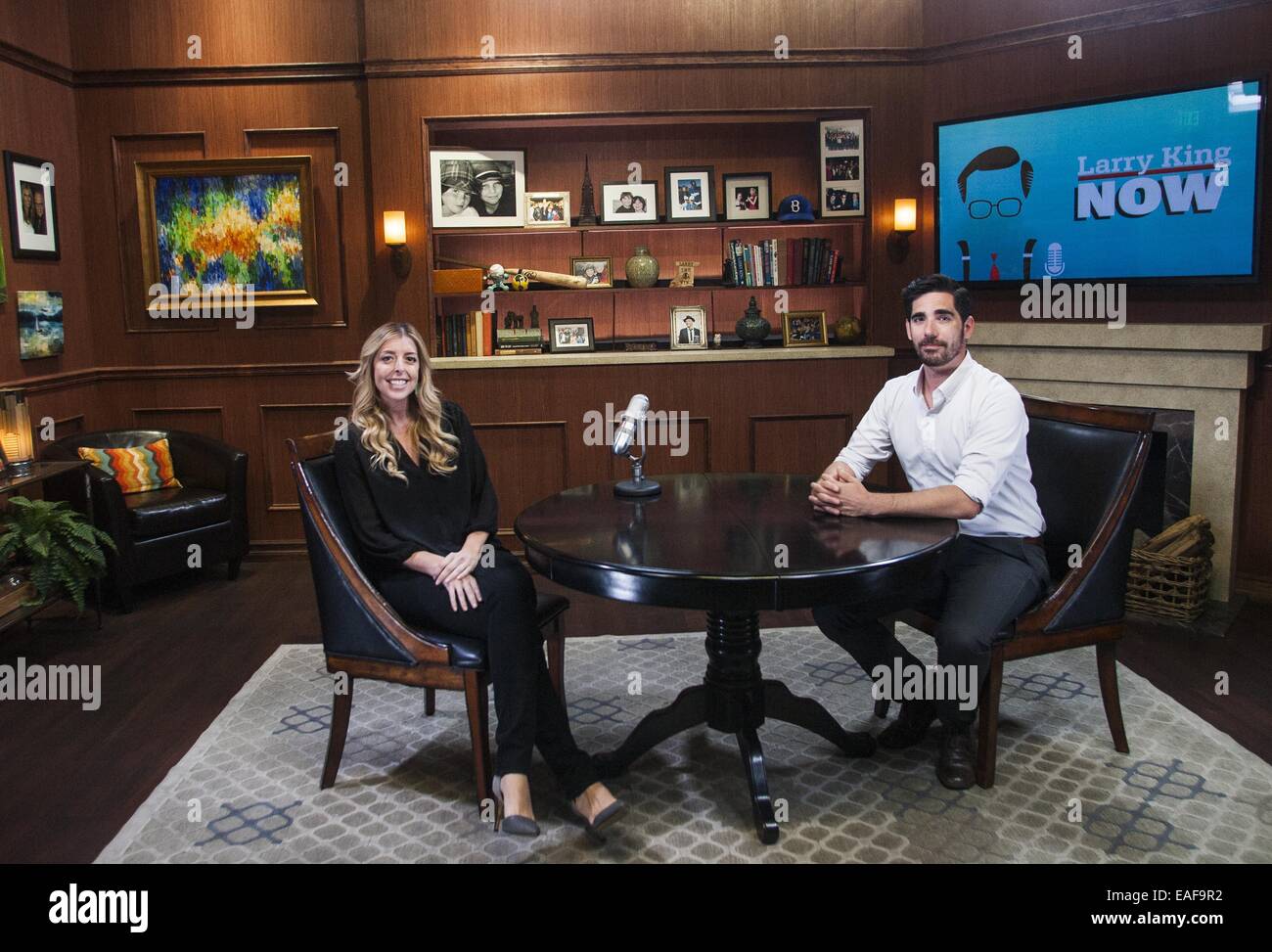Los Angeles, California, USA. 8th Oct, 2014. Allison Glader and Jason ...