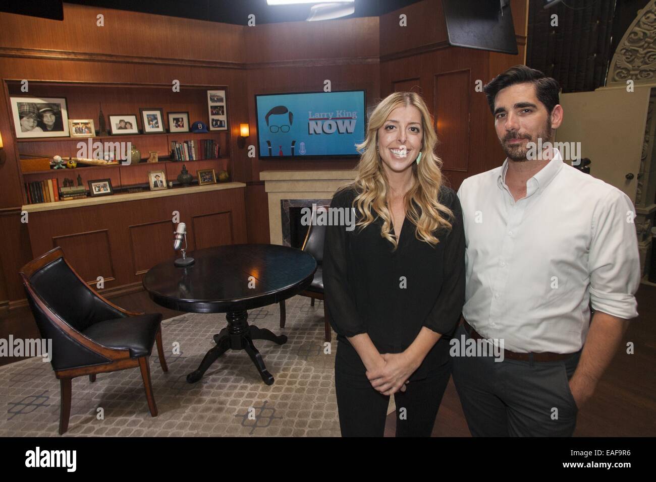 Los Angeles, California, USA. 8th Oct, 2014. Allison Glader and Jason ...